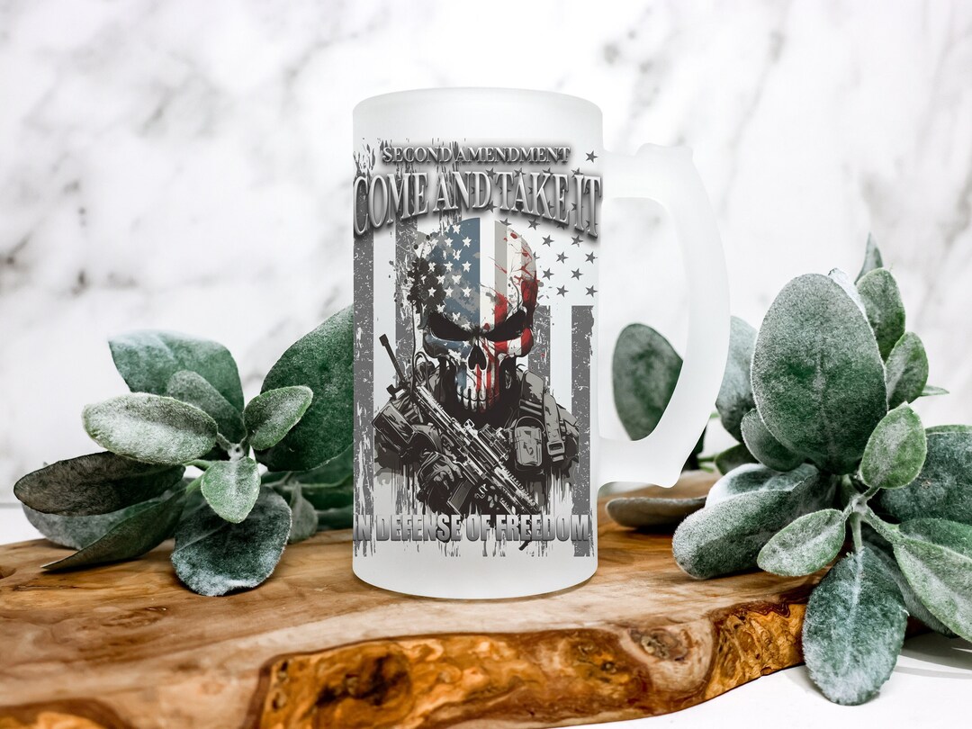 Come and Take It Frosted Stein, 2A Beer Stein Beer Mug Stein Gifts for ...