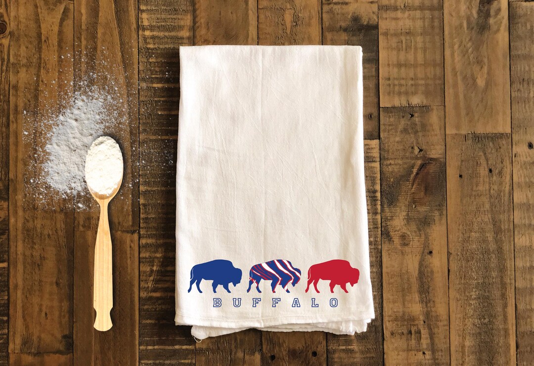 Buffalo Tea Towel - Buffalo Kitchen Tea Towels - Buffalo Flour Sack ...