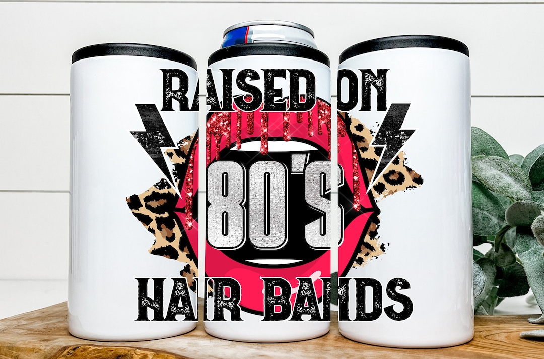 Raised on 80's 4 in 1 Can Cooler, Fits All - Stainless Steel Can Cooler ...