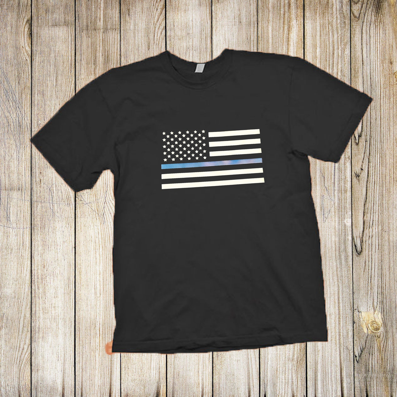 Thin Blue Line Flag Shirt Thin Blue Line Shirt Back the | Etsy Thin Blue Line Flag Shirt Thin Blue Line Shirt Back the | Etsy