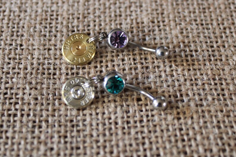 Handmade Bullet Naval Belly Button Ring for the Country - Etsy