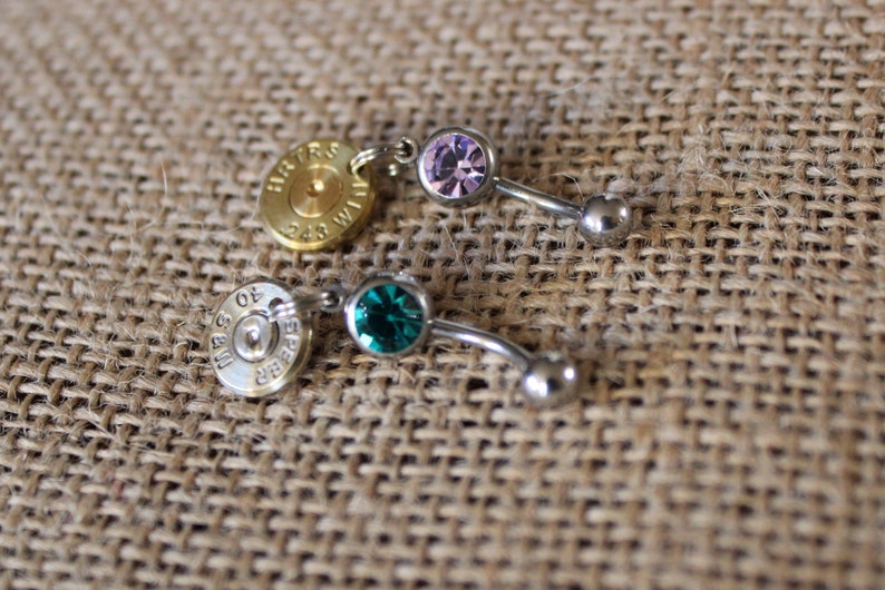Handmade Bullet Naval Belly Button Ring for the Country - Etsy