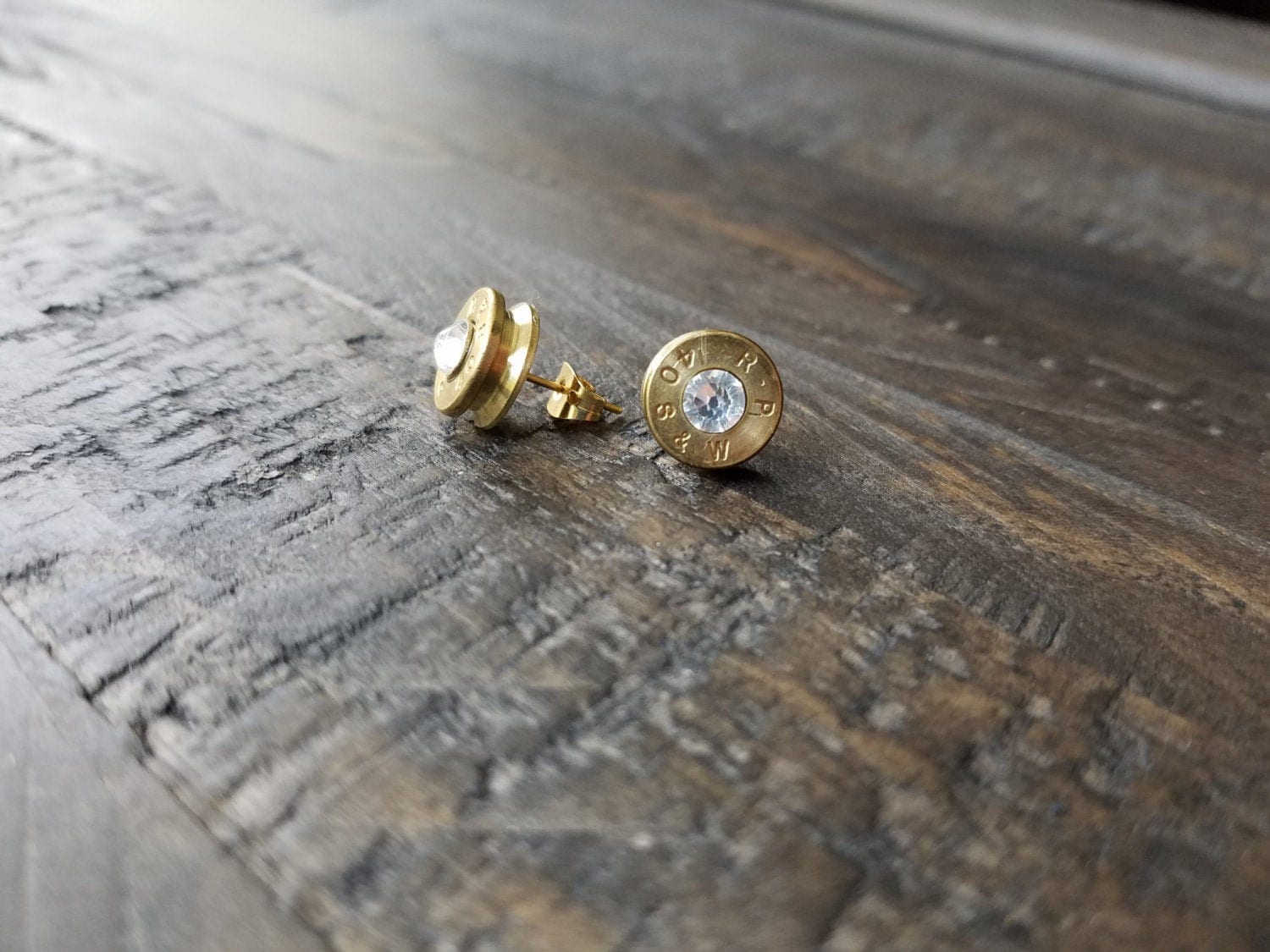 Handmade Bullet Post Earrings, Bullet Stud Earrings, Bullet Earrings ...