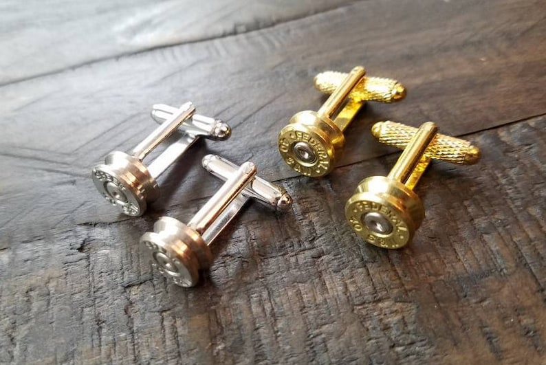 Handmade Spent Bullet Cuff Links Bullet Cufflinks Gold - Etsy