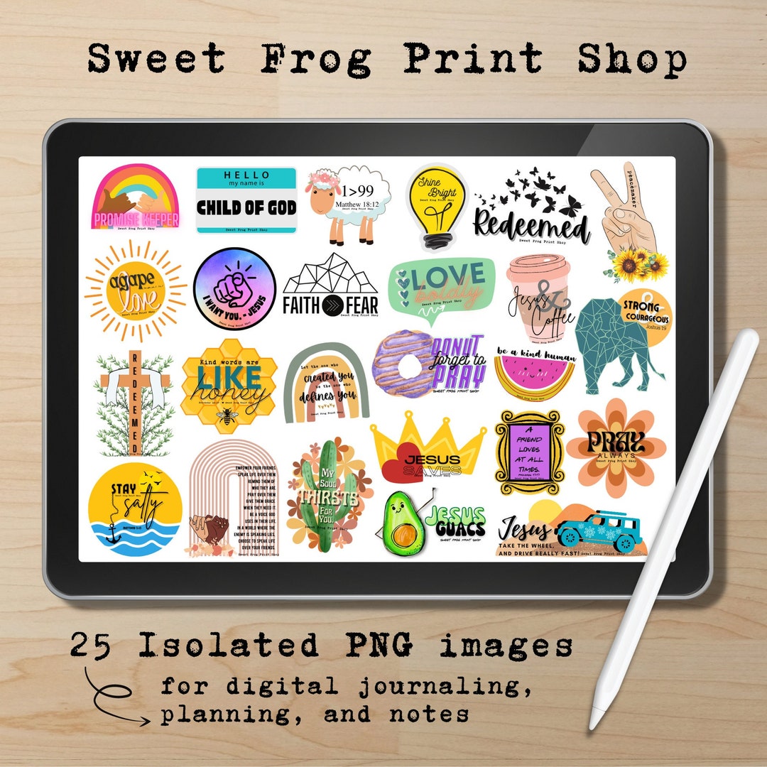 Digital Sticker Designs for Digital Planning, Digital Journaling and ...