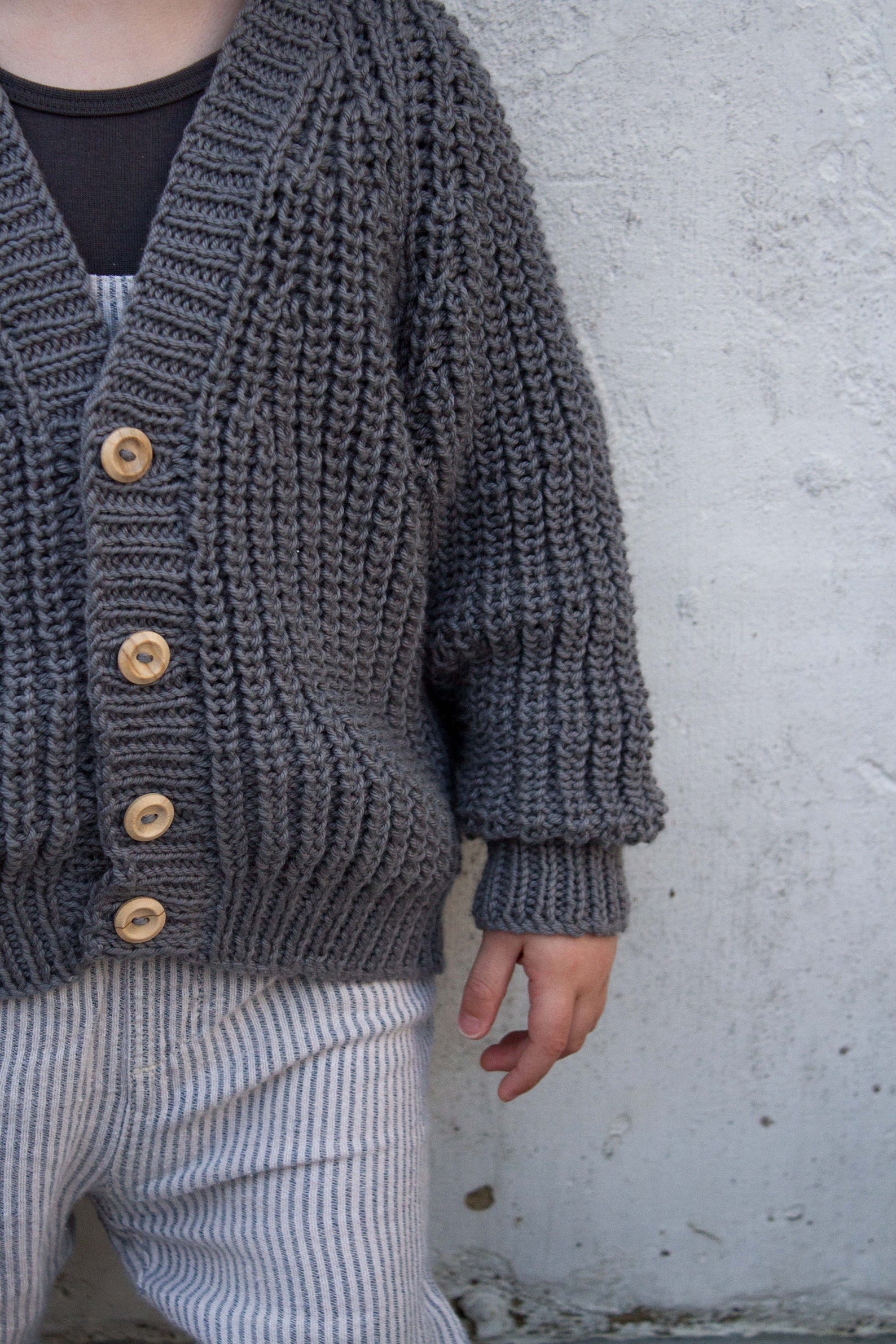Fisherman's Rib Cardigan for Baby Toddler Knitting Pattern - Etsy UK