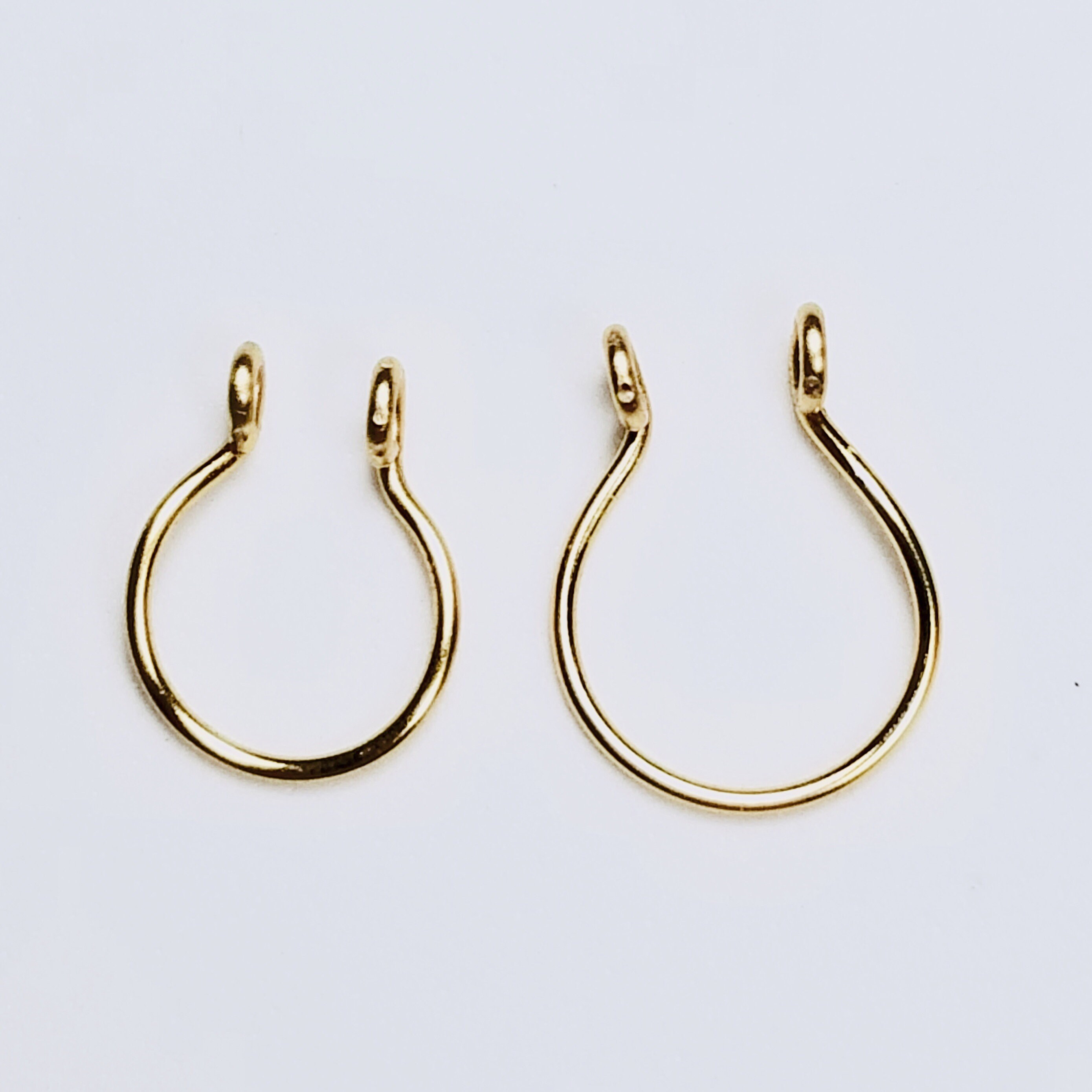 Septum Ring Bullnose Ring Bull Nose Ring Faux Septum - Etsy