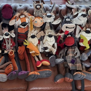 Handmade Big Crow, Handcrafted Crow Doll, Heirloom Handmade Doll ...