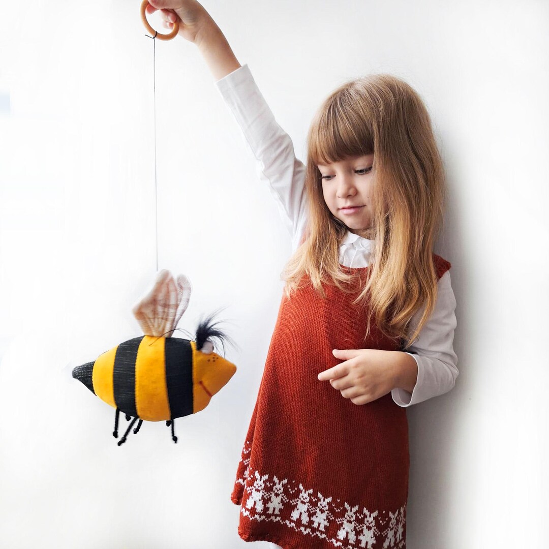 Nursery Decor Bee: Baby Shower Doll, Handcrafted Bee, Handmade Gift for ...