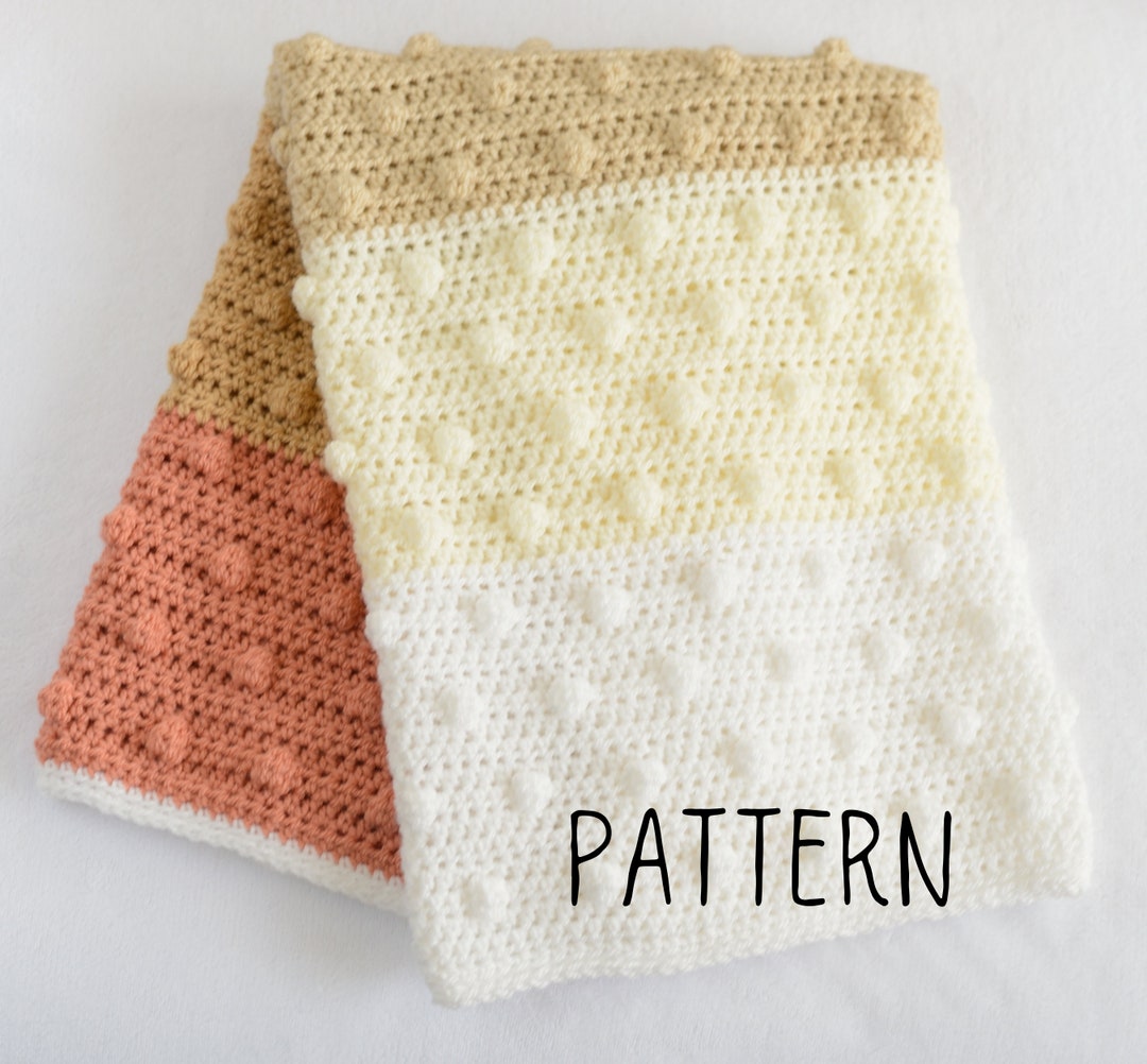 PDF Crochet Pattern - Beachy Bobble Blanket - Etsy