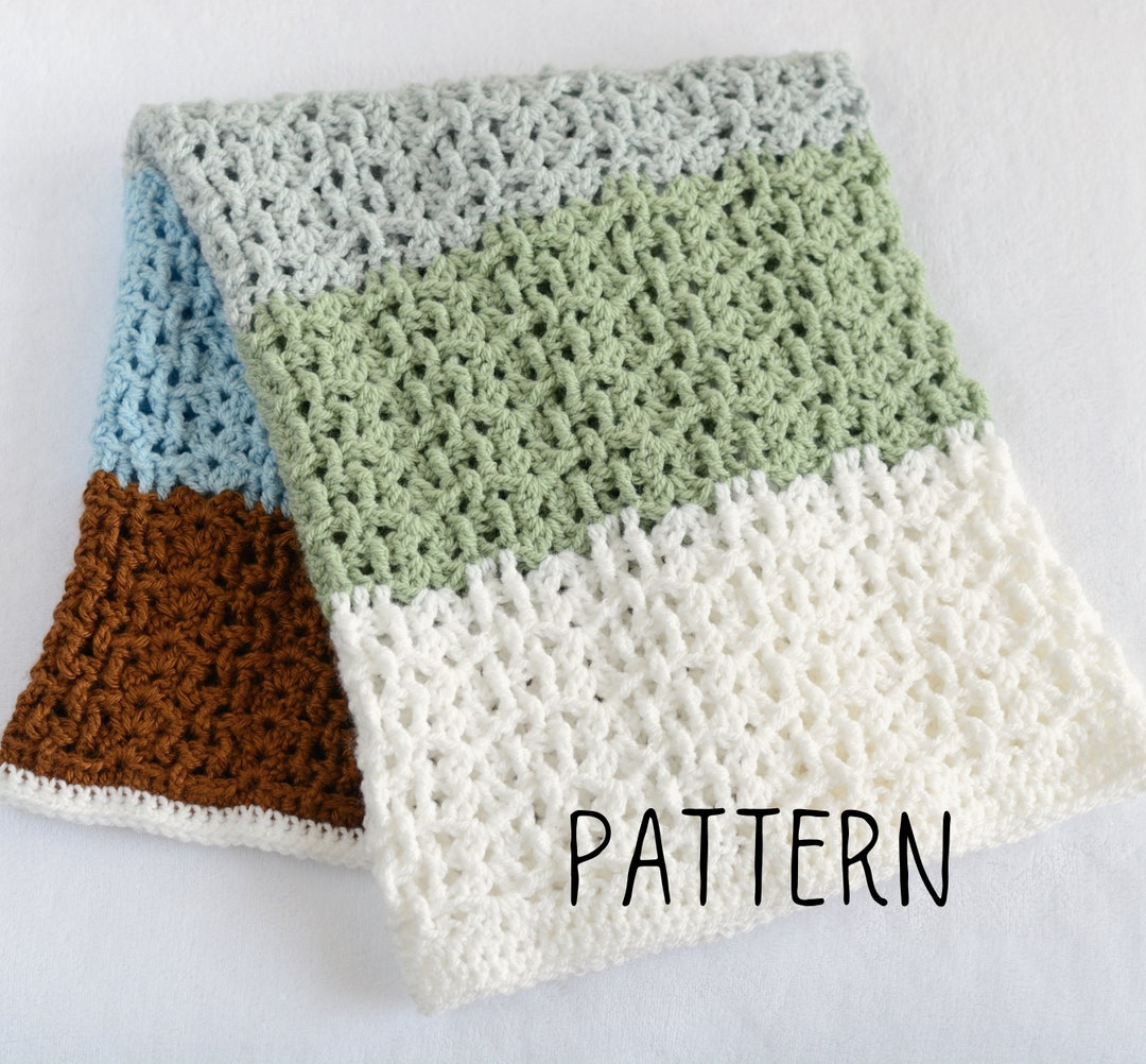 PDF Crochet Pattern - Seashell Blanket - Etsy
