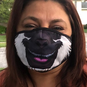 Gibbon Face Mask - Etsy