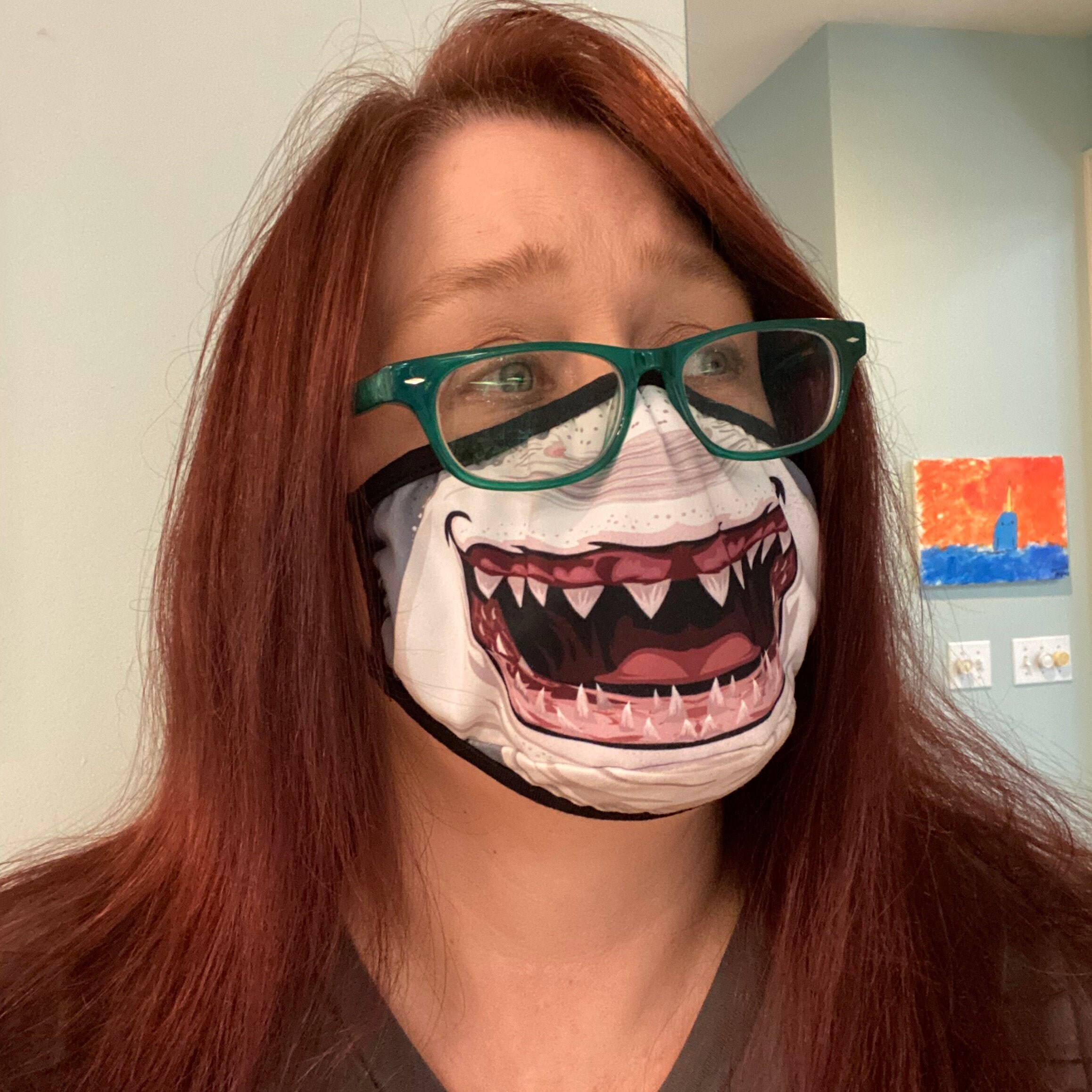 Great White Face Mask - Etsy