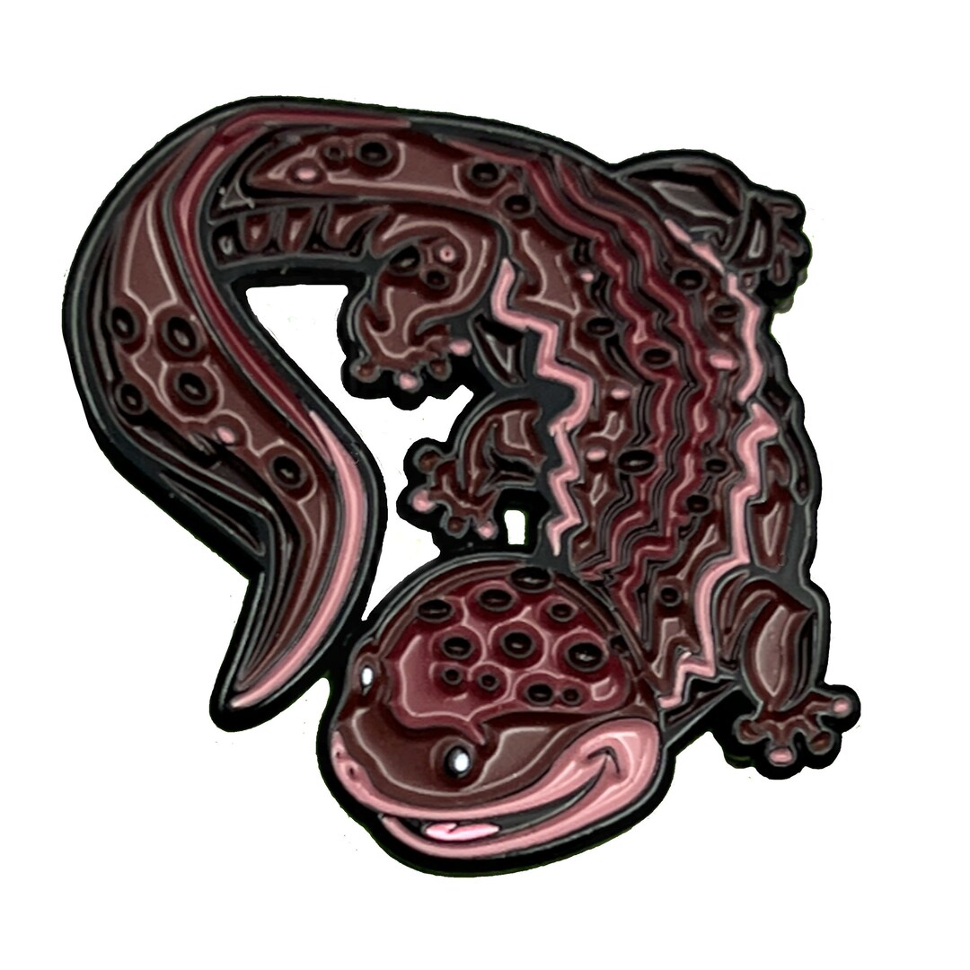 Chinese Giant Salamander Pin (GIANTS Series) - Etsy