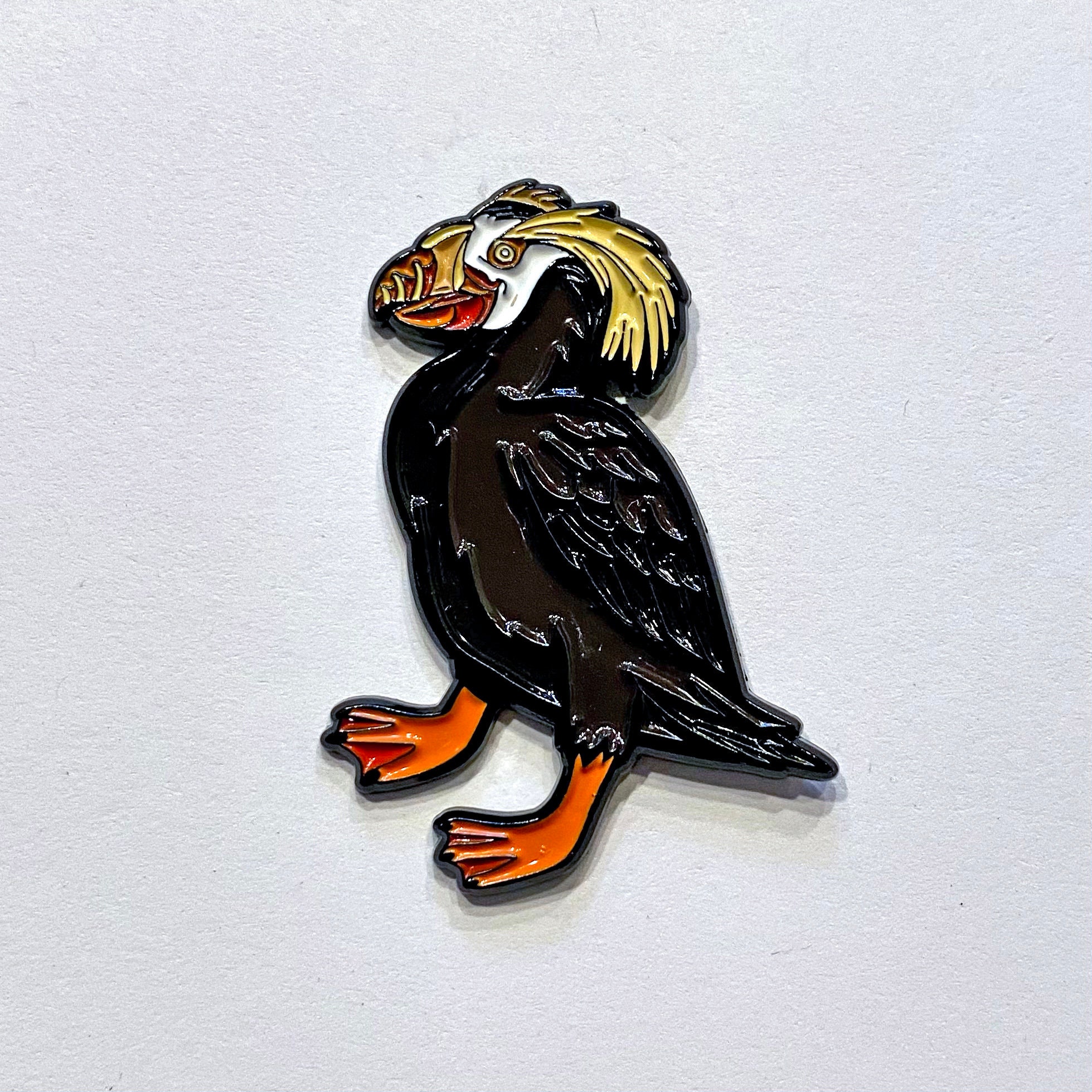 Tufted Puffin Pin Water Bird Series | Etsy