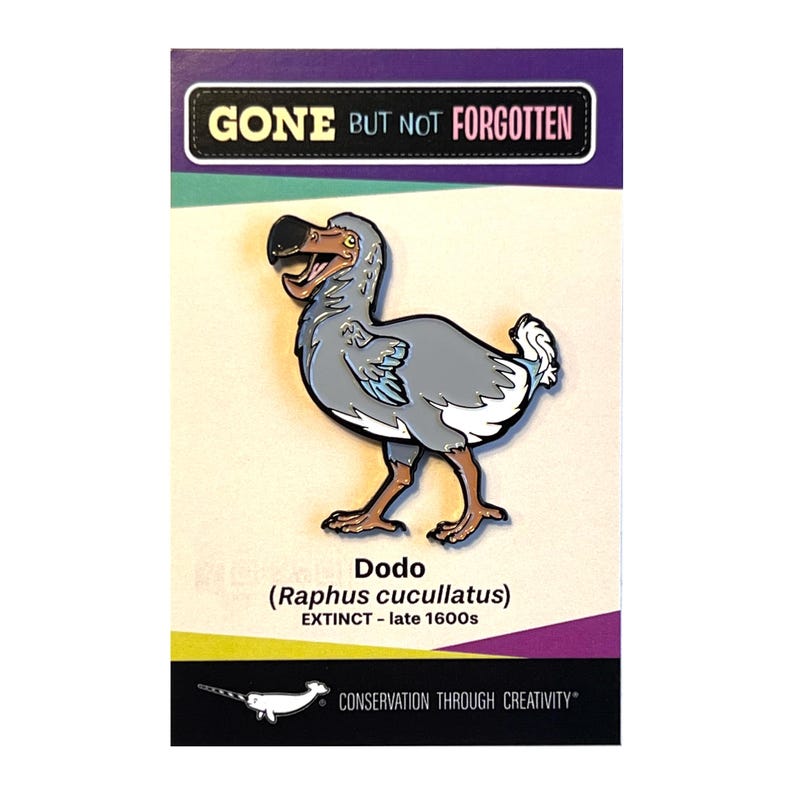 Dodo Pin (gone but Not Forgotten Series) - Etsy