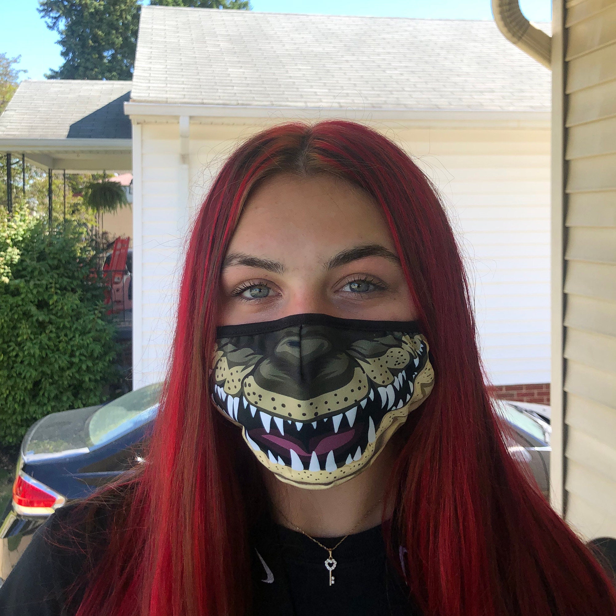 Crocodile Face Mask | Etsy