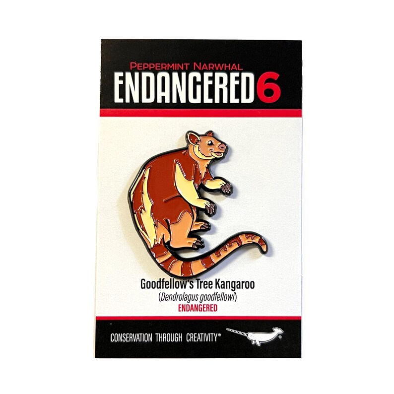 Goodfellow's Tree Kangaroo Pin (endangered Series 6) - Etsy
