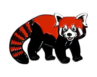 Red Panda Pin - Etsy