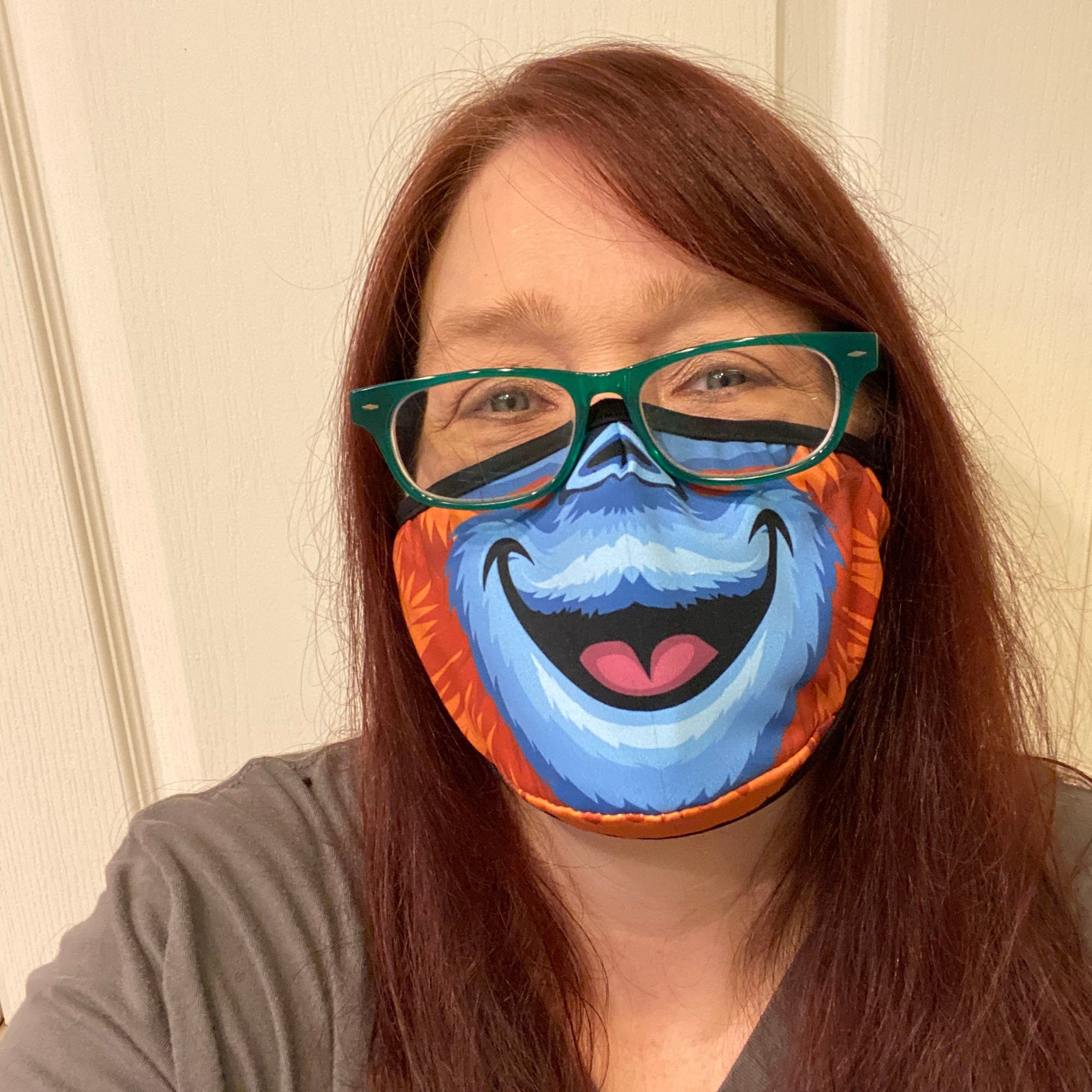 Snub-nosed Monkey Face Mask adult Child Sizes - Etsy