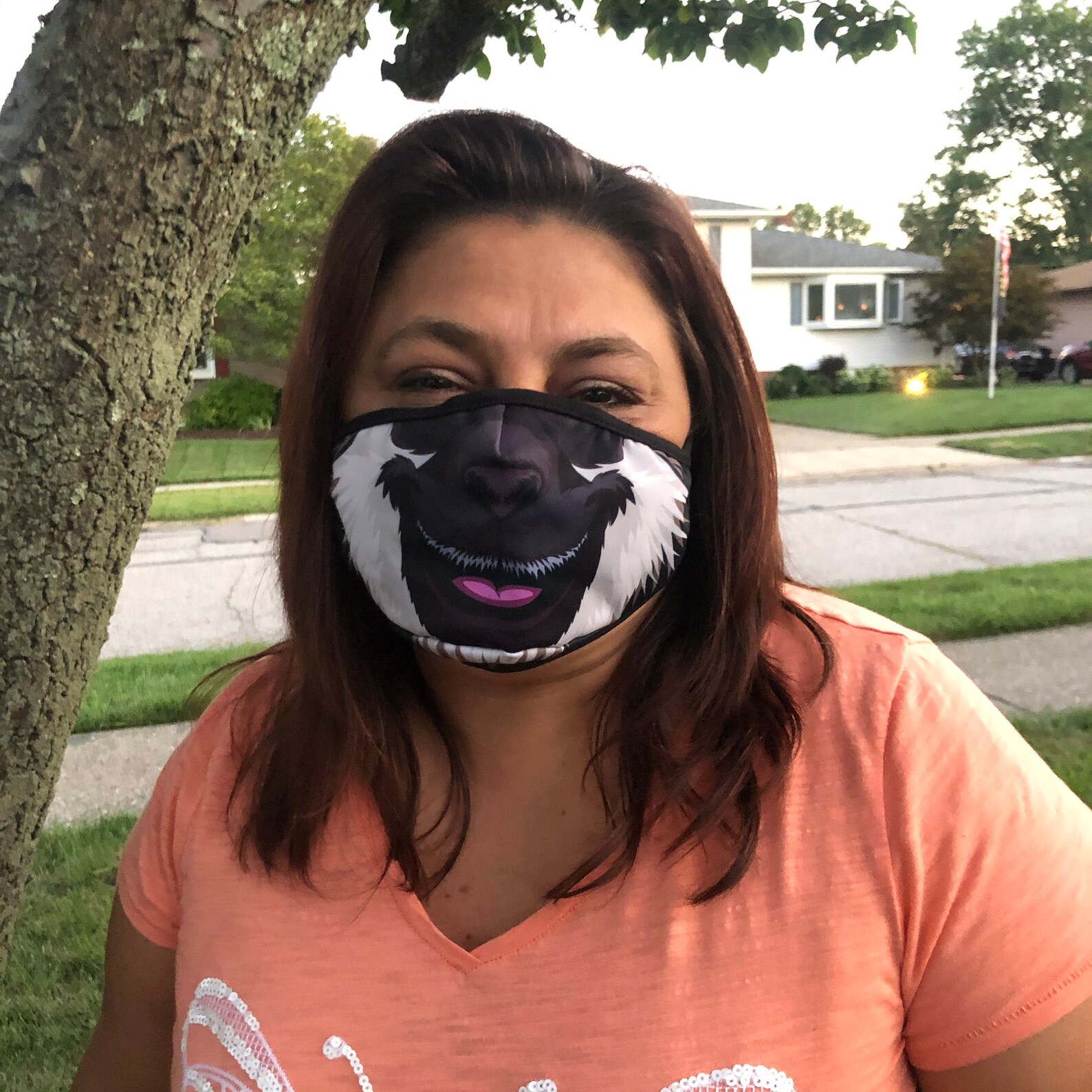 Gibbon Face Mask | Etsy