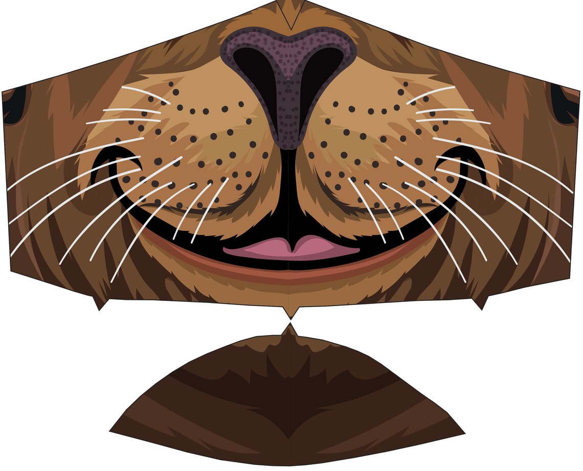 Sea Lion Face Mask - Etsy