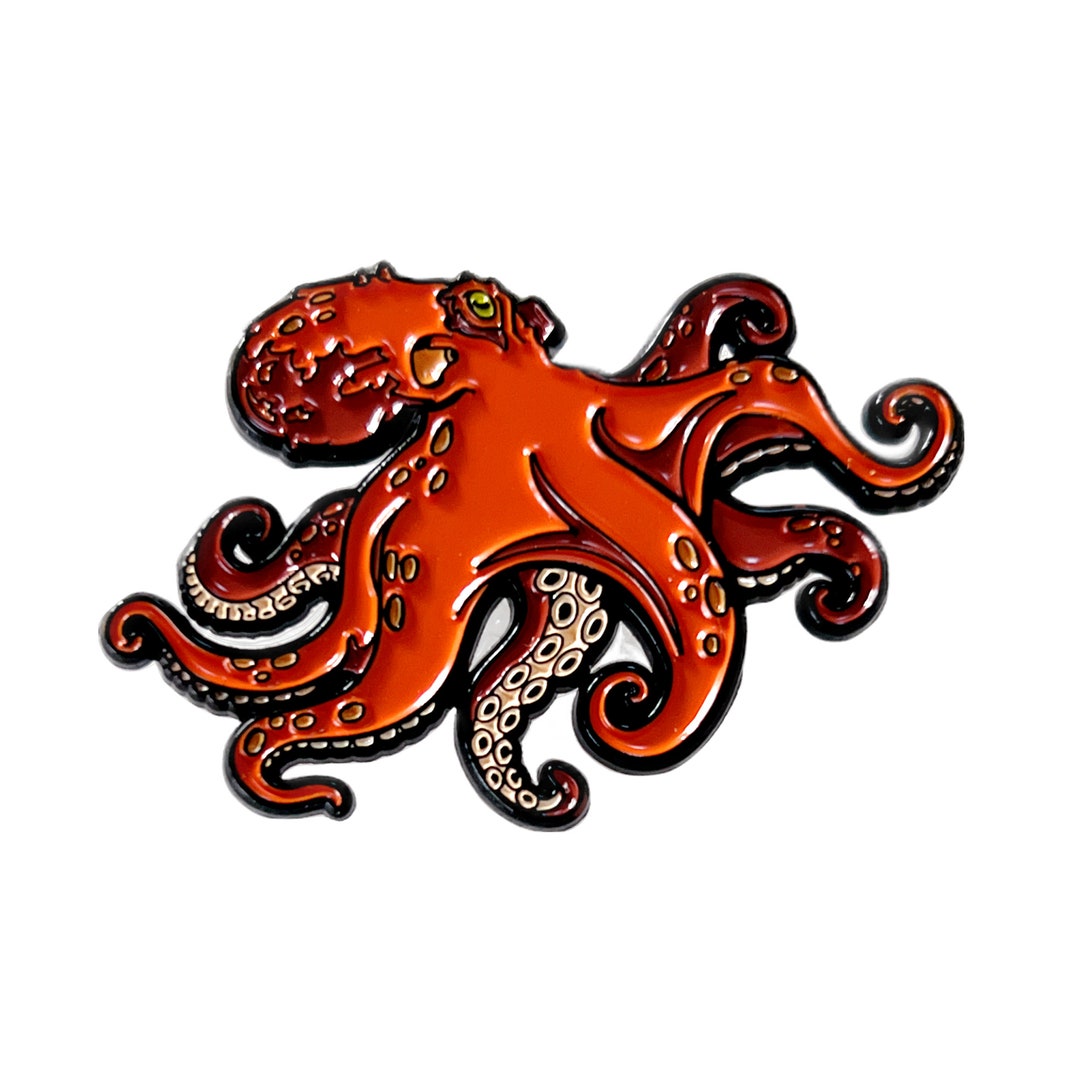 Giant Pacific Octopus Pin GIANTS Series - Etsy