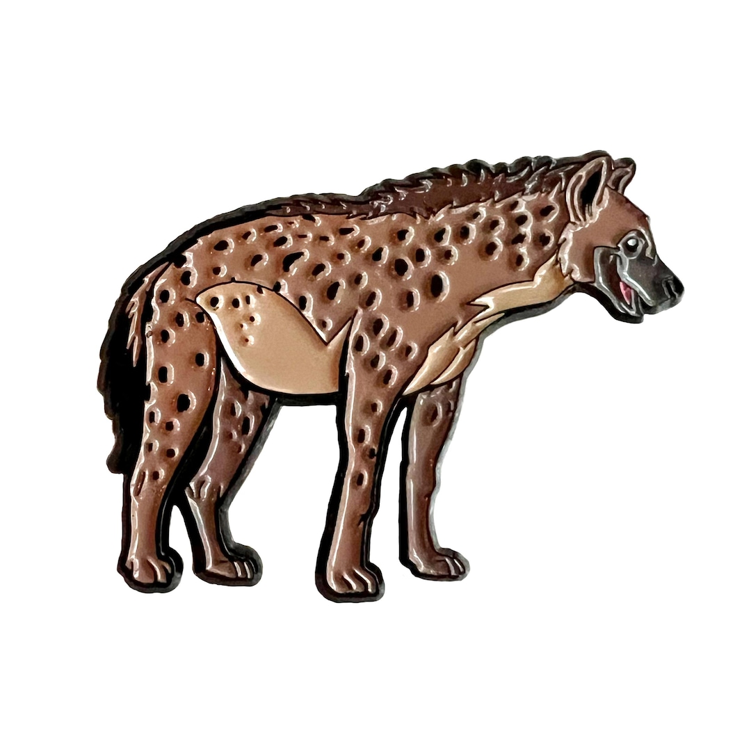 Spotted Hyena Pin (continents: Africa Series) - Etsy