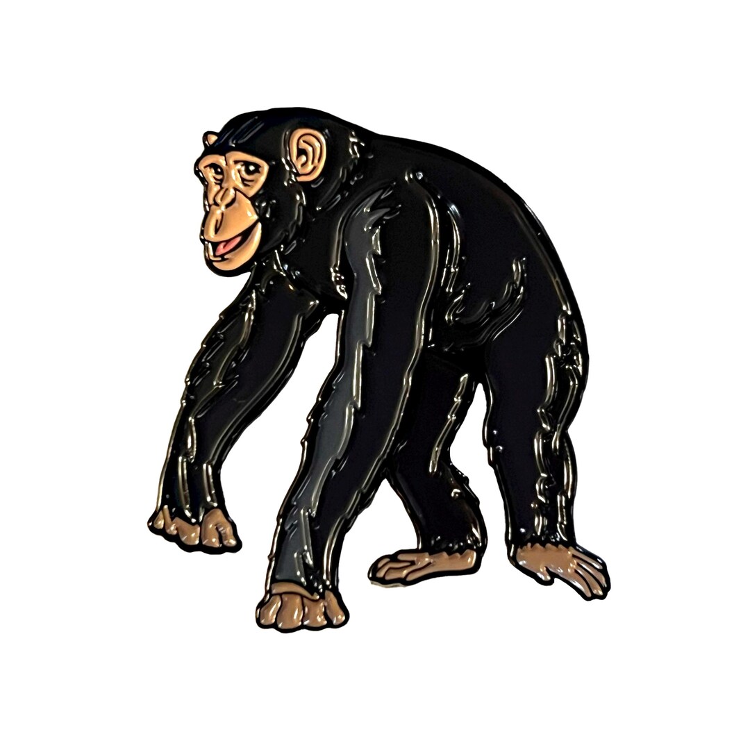 Chimpanzee Pin (endangered Series 6) - Etsy