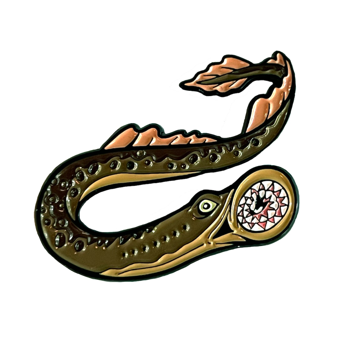 Sea Lamprey Pin (PN X Aquarium of Niagara - Great Lakes Series) - Etsy