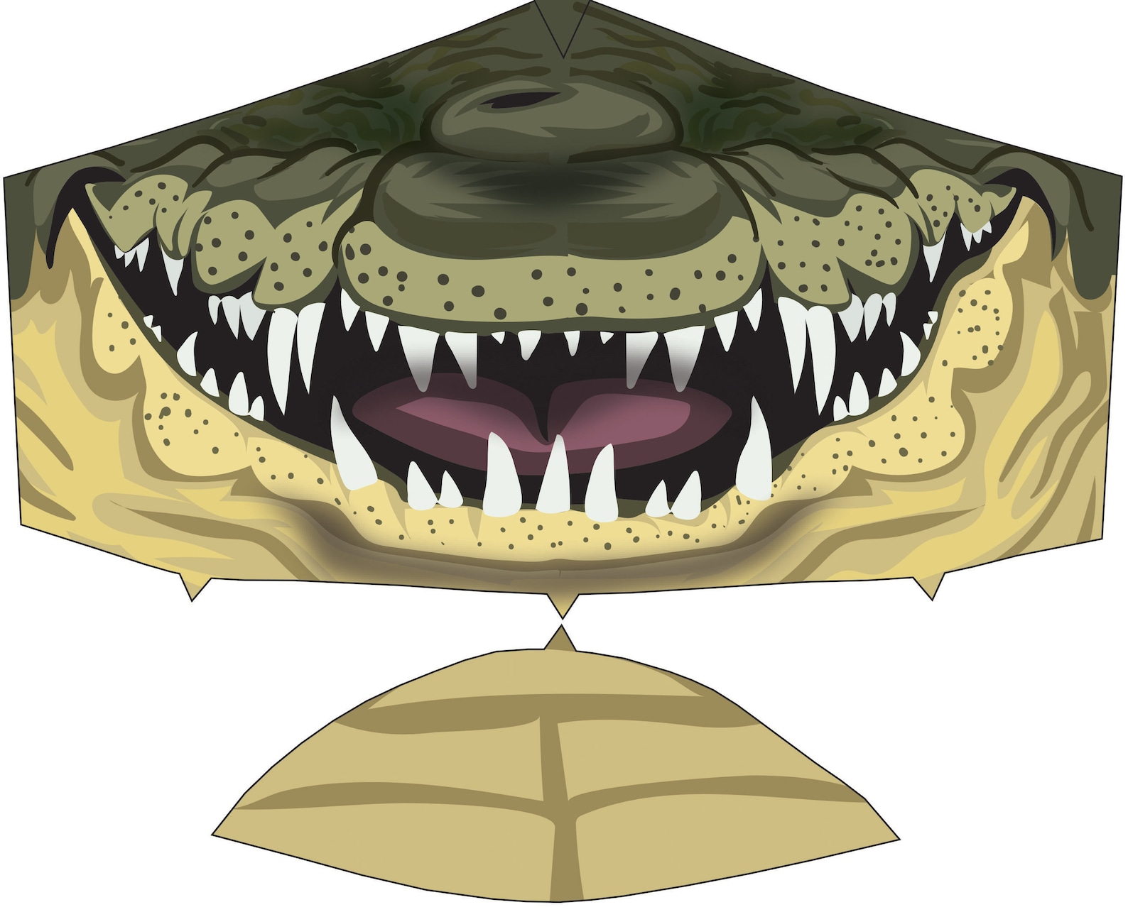 Crocodile Face Mask | Etsy