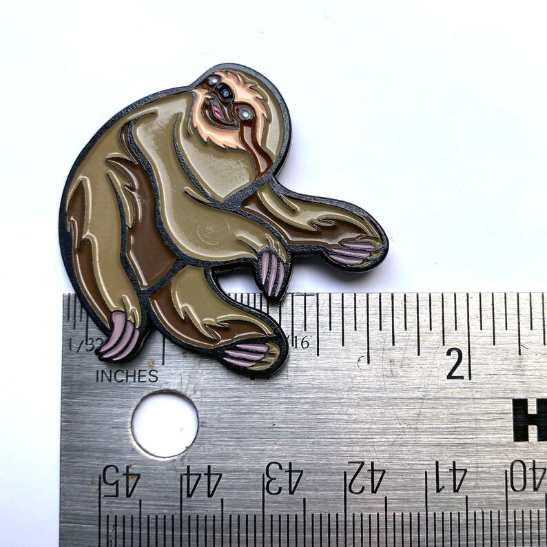 Pygmy Three-toed Sloth Pin endangered Series 3 - Etsy