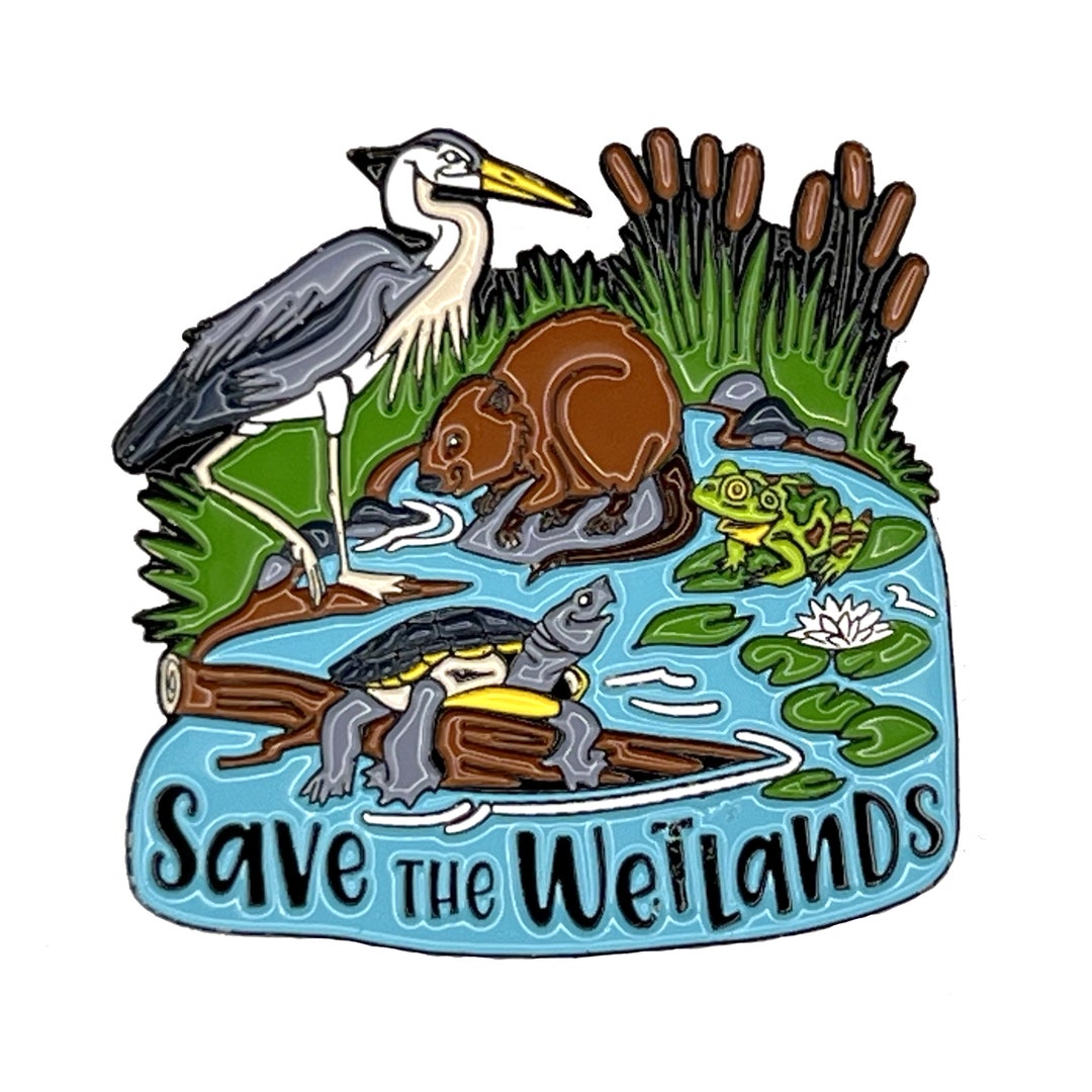Save the Wetlands Pin - Etsy