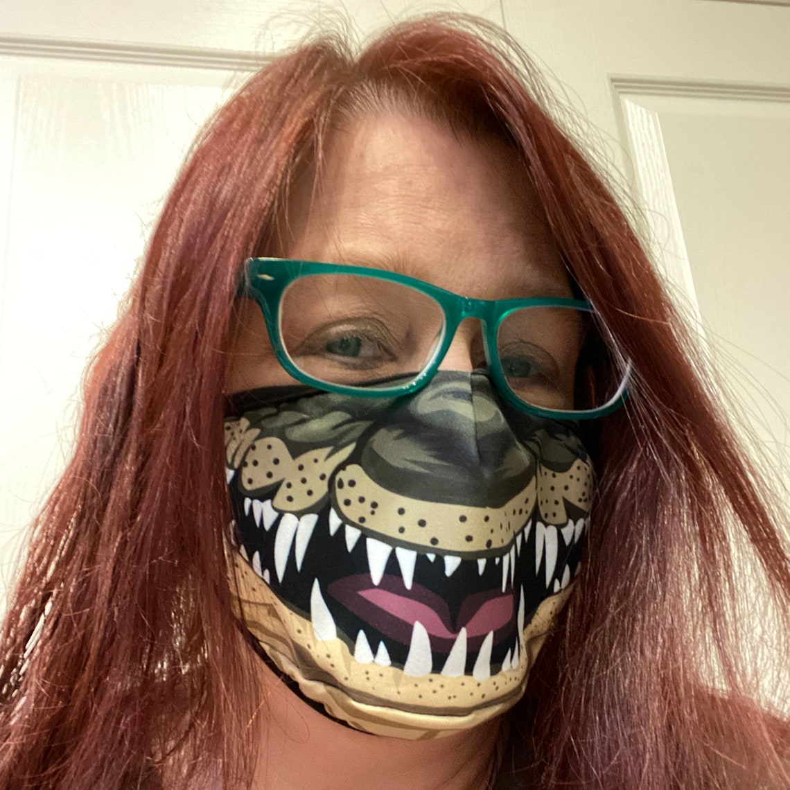 Crocodile Face Mask | Etsy
