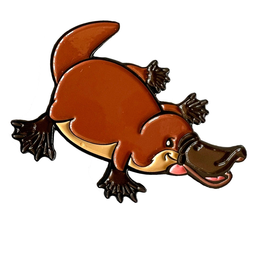 Platypus Pin (monotremes Series) - Etsy
