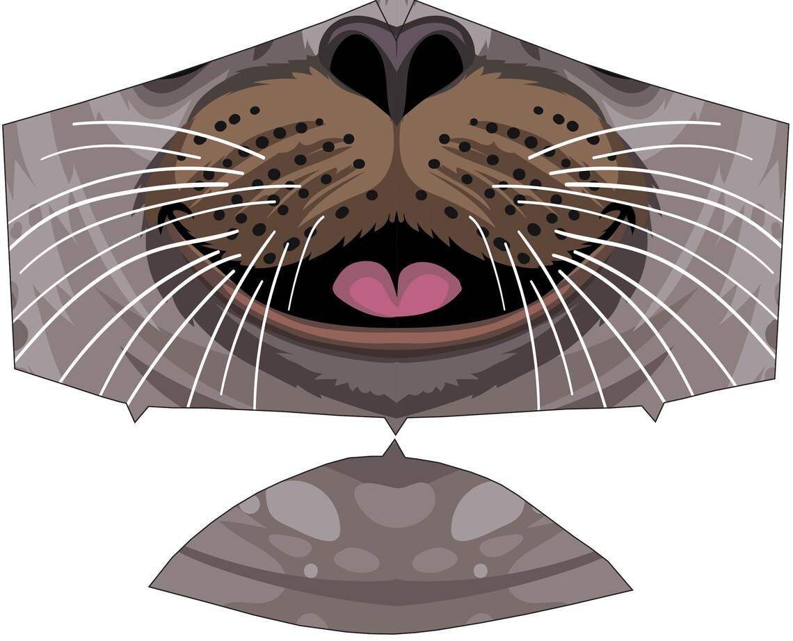 Seal Face Mask - Etsy