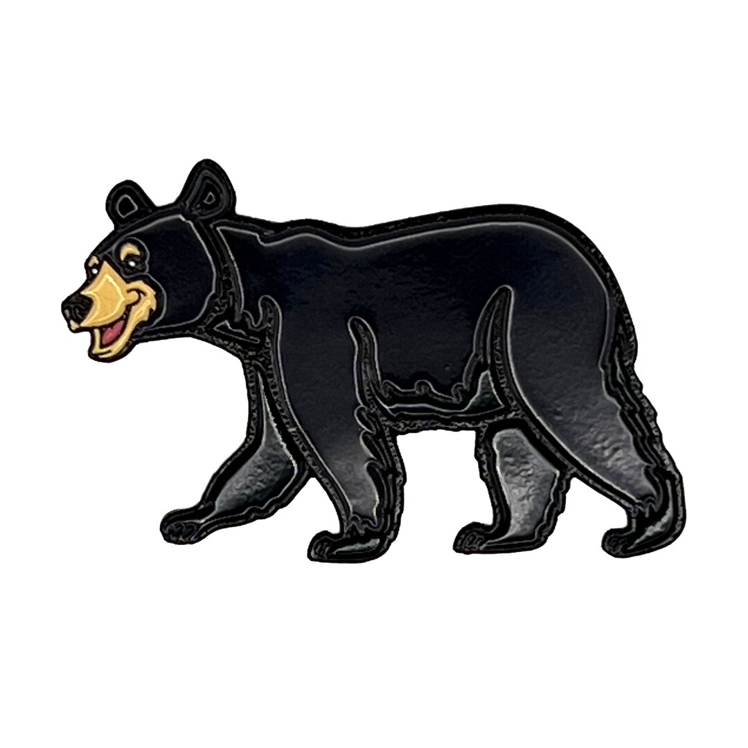 Black Bear Pin - Etsy