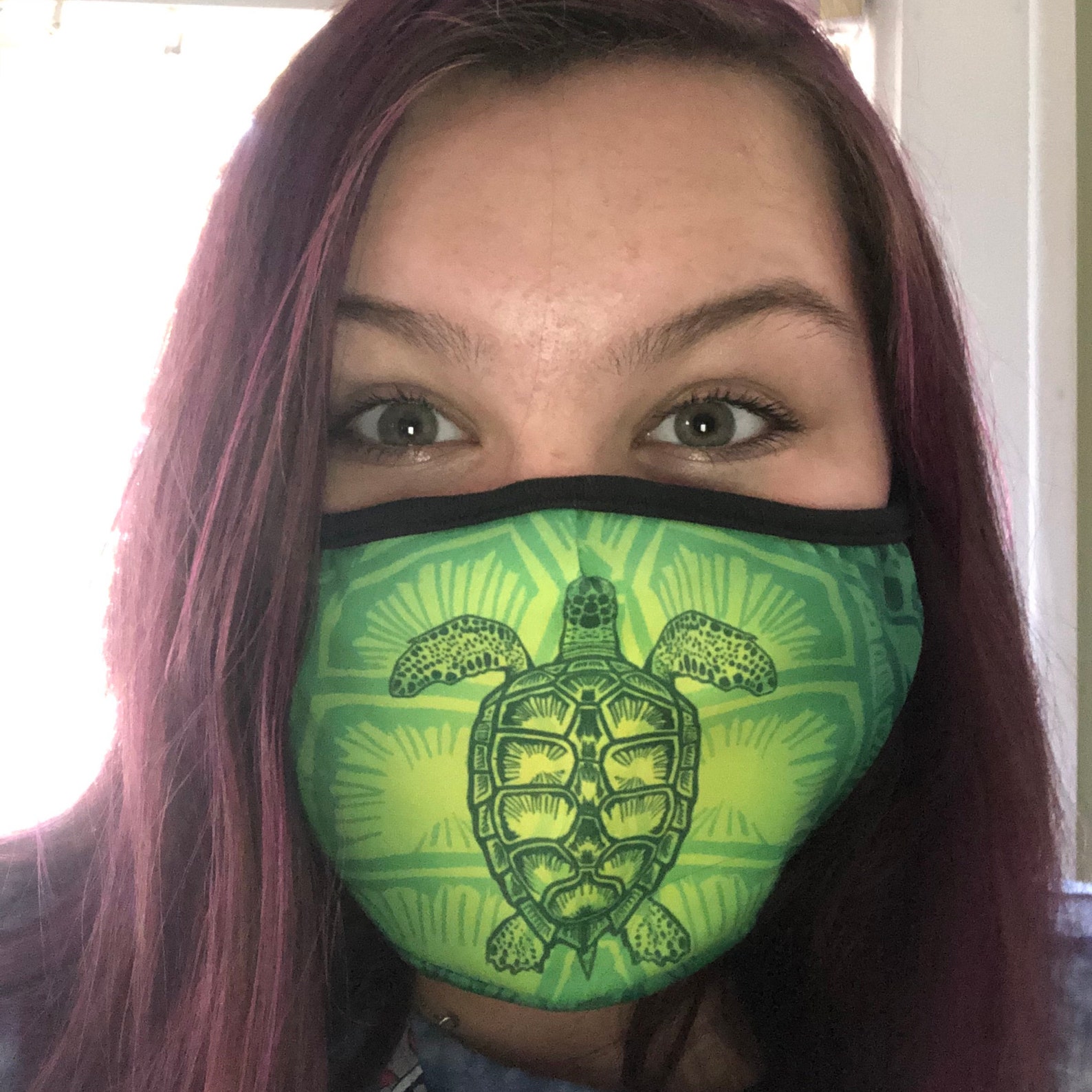 Sea Turtle Face Mask adult Child Sizes - Etsy
