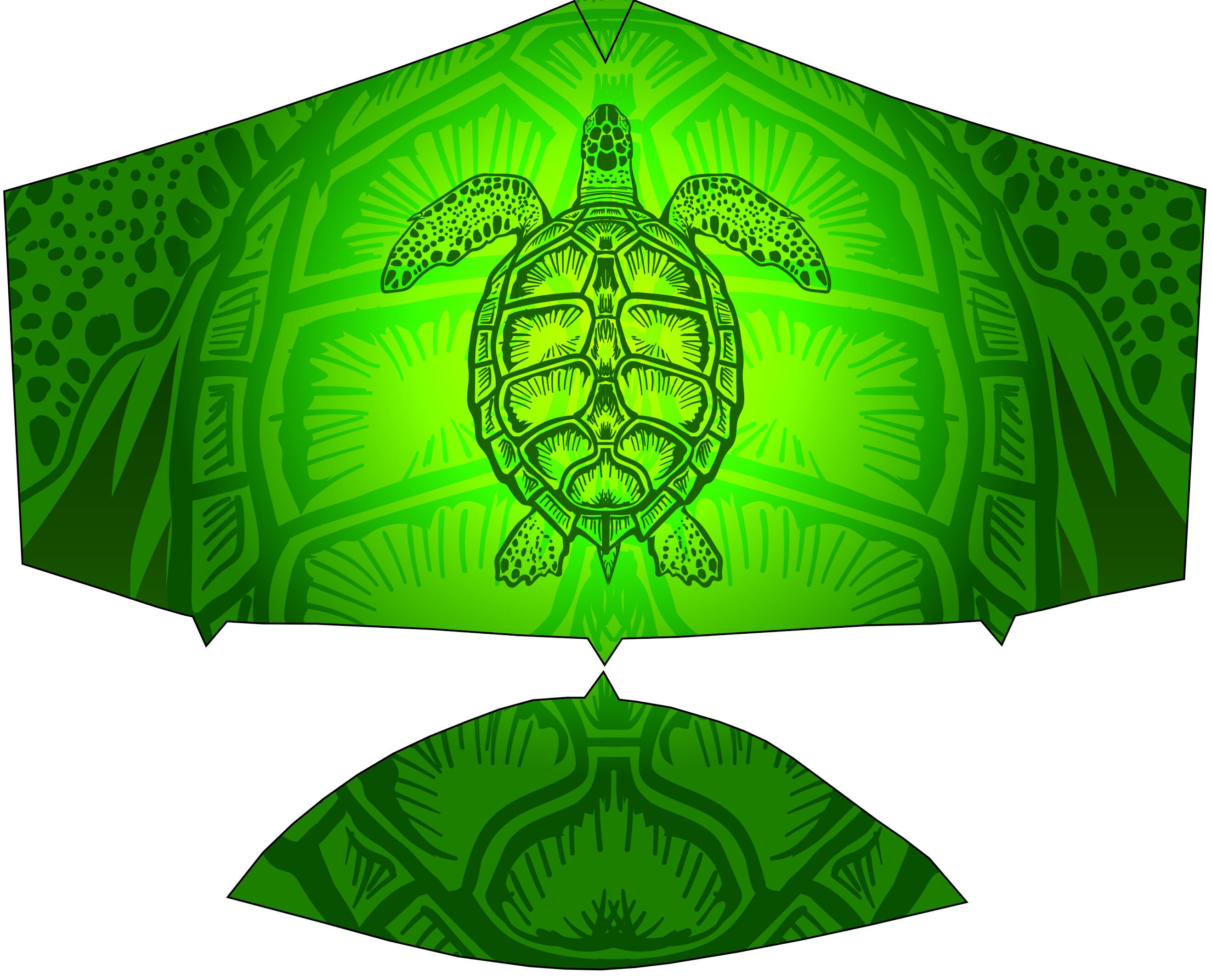 Sea Turtle Face Mask adult Child Sizes - Etsy Canada