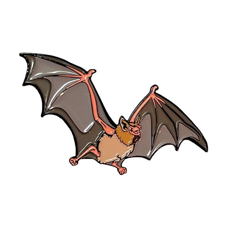 Bat Pin - Etsy