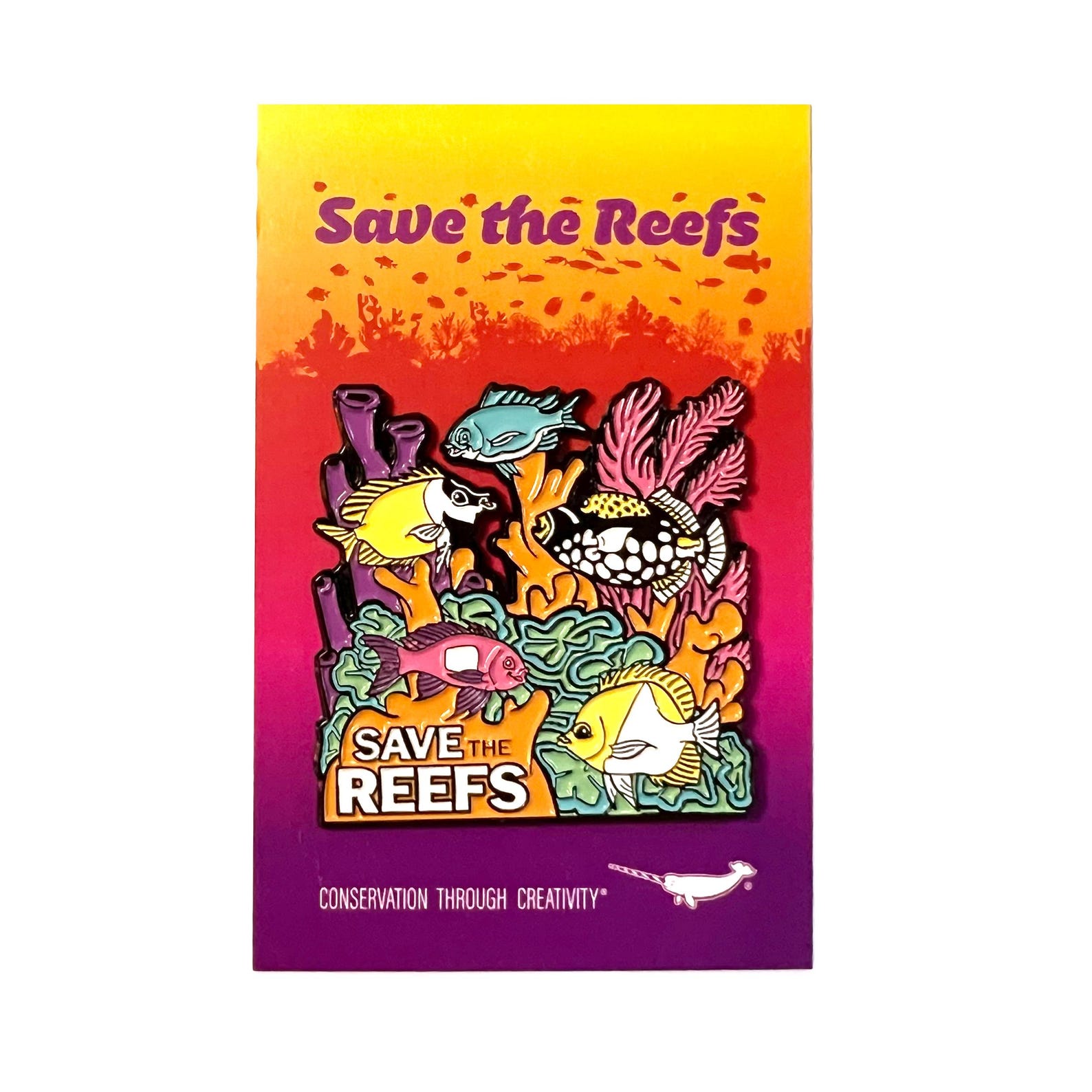Save the Reefs Pin - Etsy