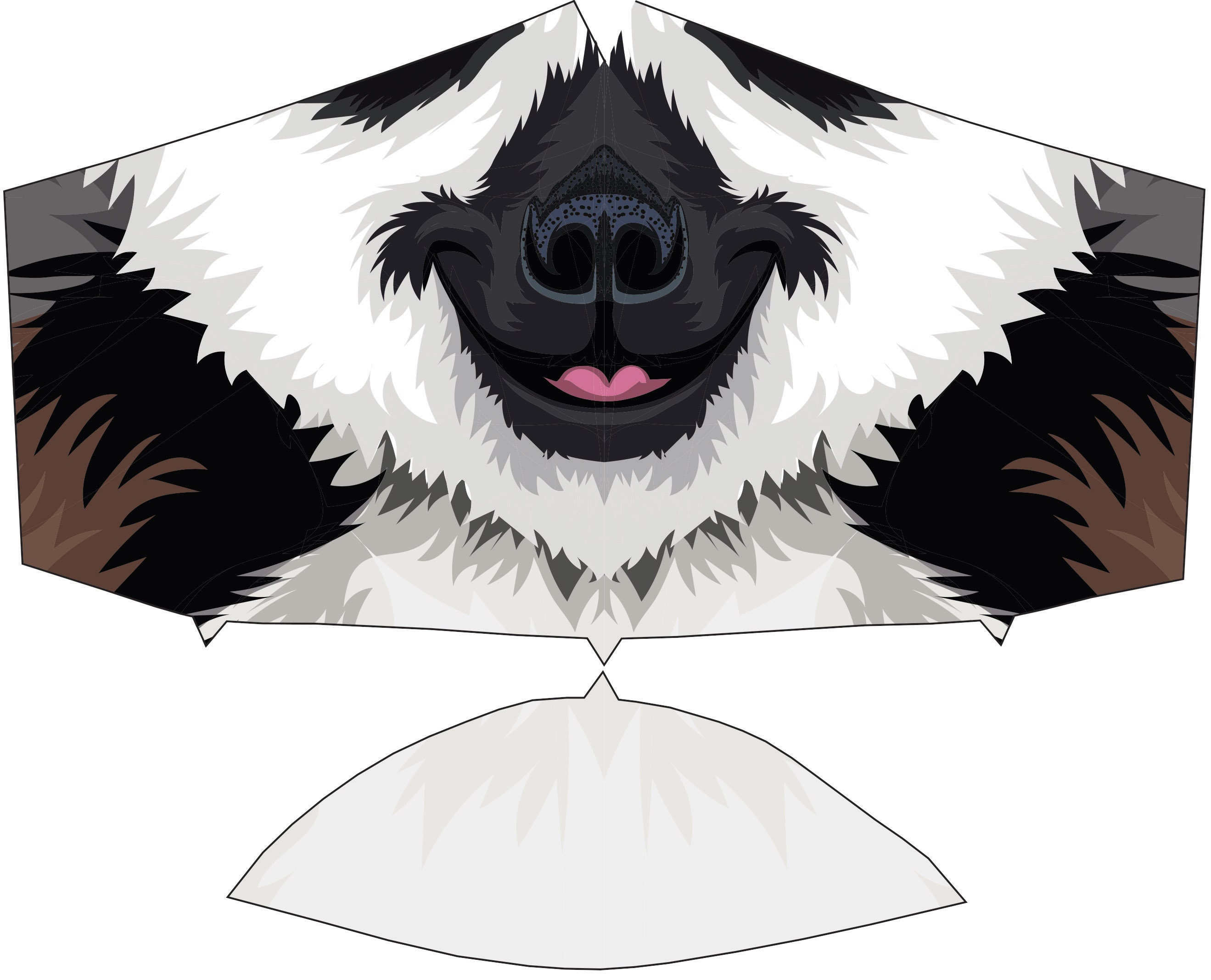 Lemur Face Mask - Etsy