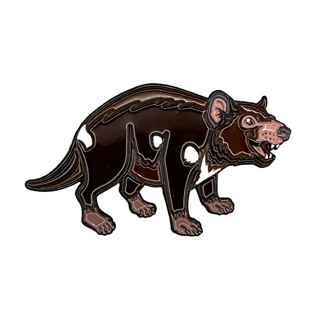 Tasmanian Devil Pin (endangered Series 5) - Etsy
