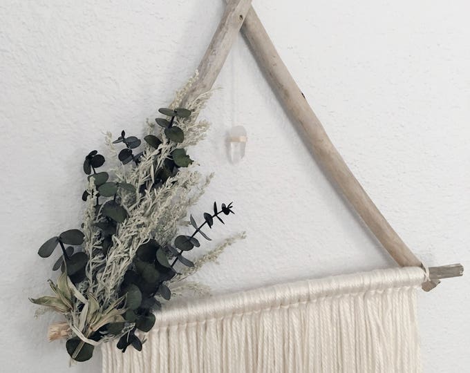 Eucalyptus Wall Hanging Botanical Triangle Dreamcatcher - Etsy