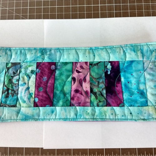 Batik Mug Rug Snack Mat - Etsy