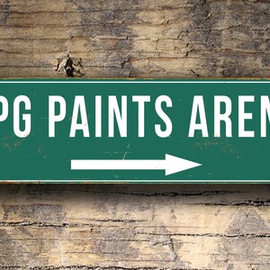 PPG PAINTS Arena Sign, Vintage Style Ppg Paints Arena Sign, Ppg Paints ...