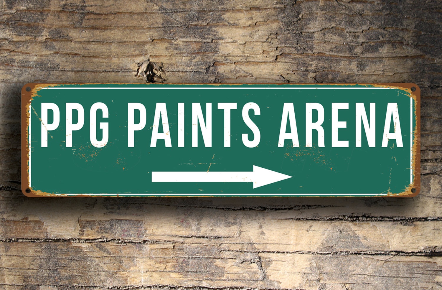 PPG PAINTS Arena Sign, Vintage Style Ppg Paints Arena Sign, Ppg Paints ...