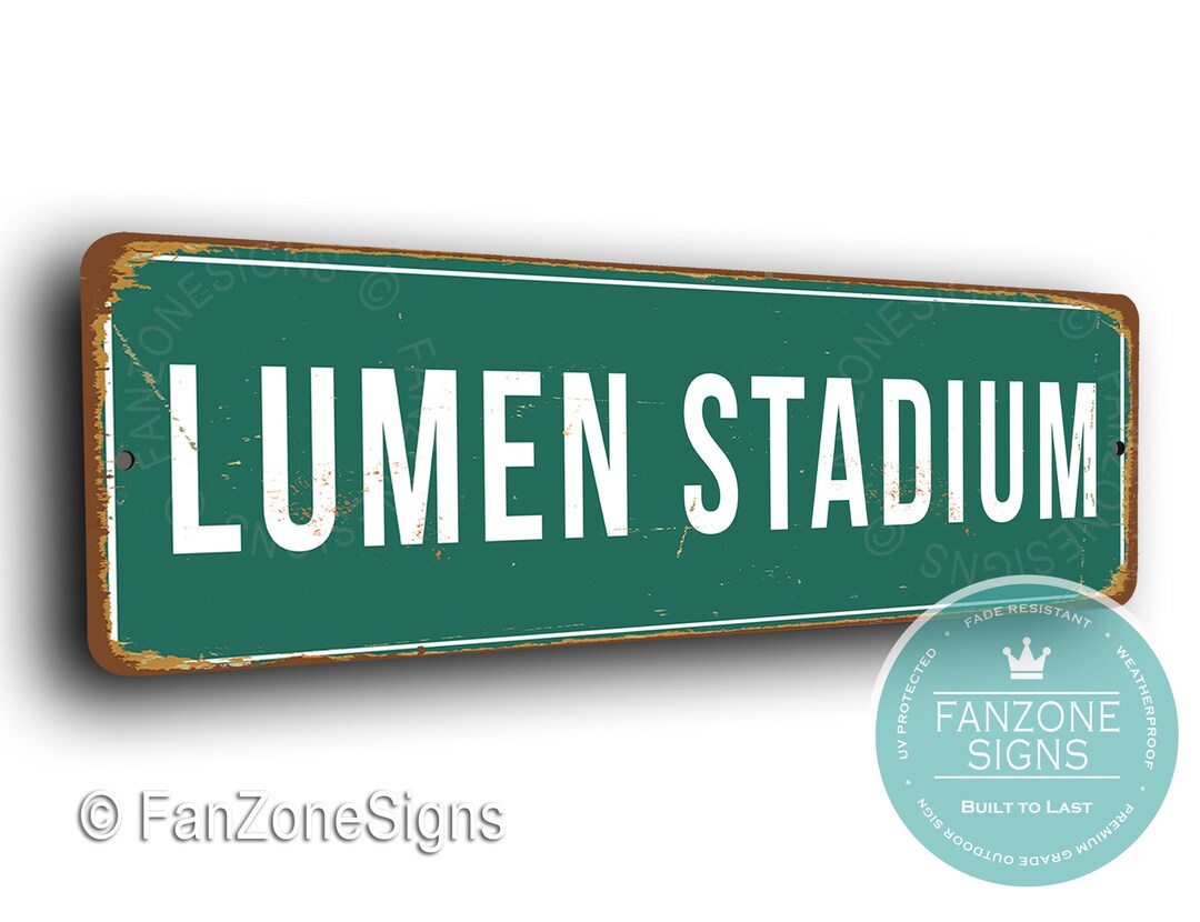 LUMEN STADIUM Signs, Vintage Style Lumen Stadium Signs, Lumen Stadium ...