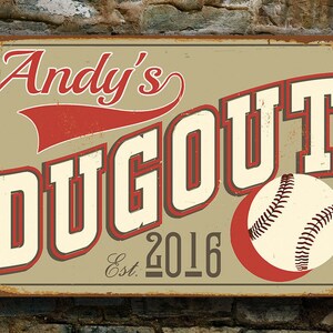 Custom Dugout Sign: Personalized Sports Bar Decor - Etsy