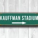 Vintage Style Kauffman Stadium Sign - Kansas City Royals Baseball - Etsy